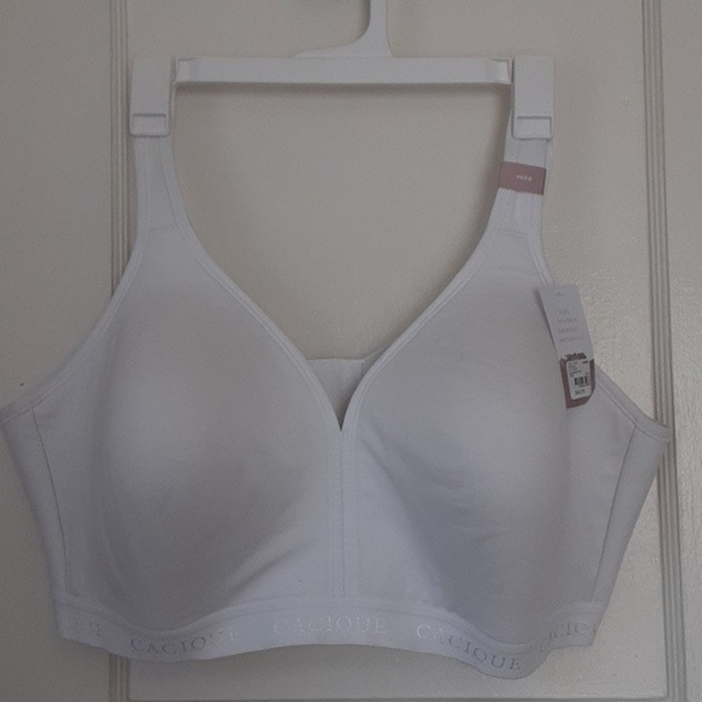 Cacique 46dd White Bra Lane Bryant Nwt - Gem